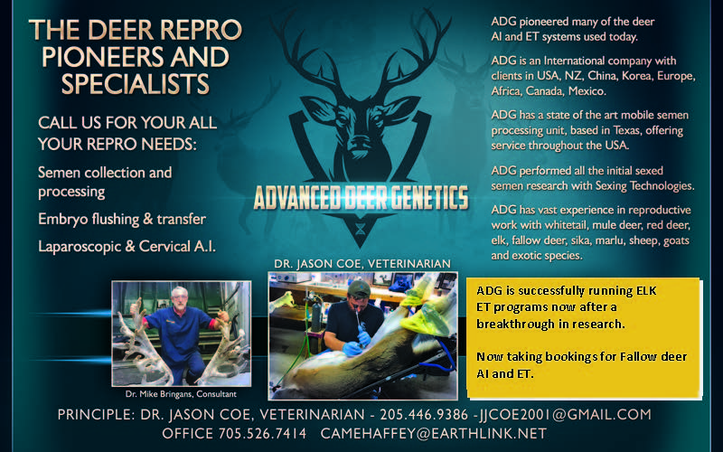 Advanced Deer Genetics – The Deer Repro Pioneer And Specialists